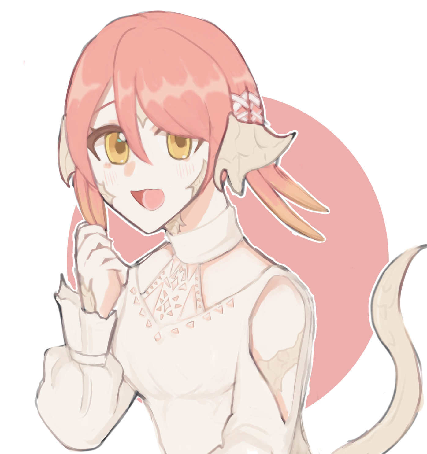 Chanom @ CMS open: "#ffxivart #FFXIV Aura girls :3 " - Mastodon in Thailand